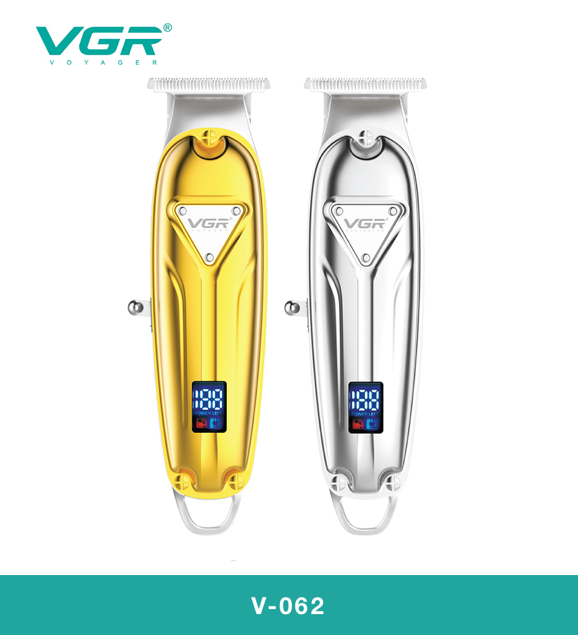 ماشین اصلاح خط زن VGR مدل V-062 حرفه‌ای | شارژ سریع 5 دقیقه‌ای | قیمت باگارانتی